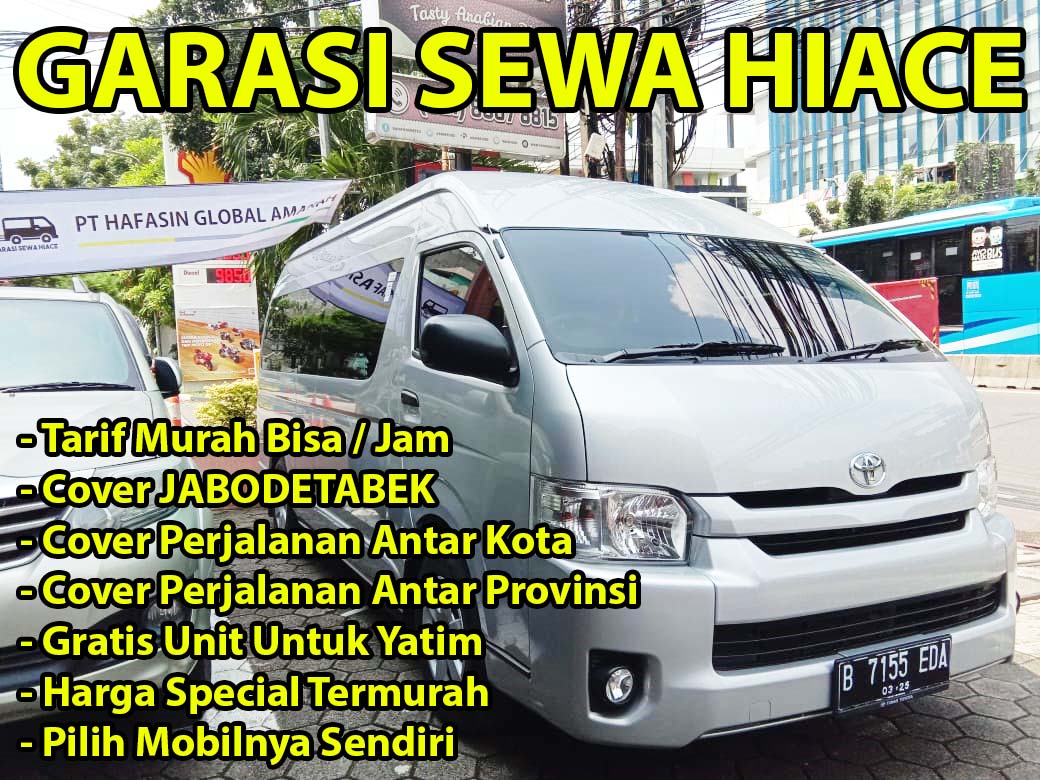 Jasa Rental Sewa Mobil HiAce Murah Jabodetabek - Garasi Sewa Hiace